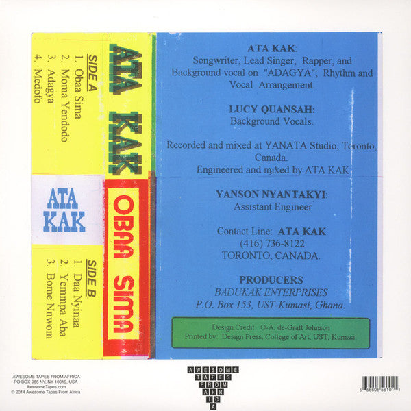 Ata Kak - Obaa Sima LP – Grapefruit Records