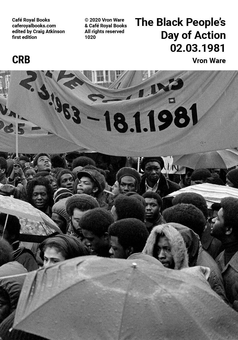 Vron Ware — The Black People’s Day of Action 02.03.1981 PHOTO BOOK/ZIN ...